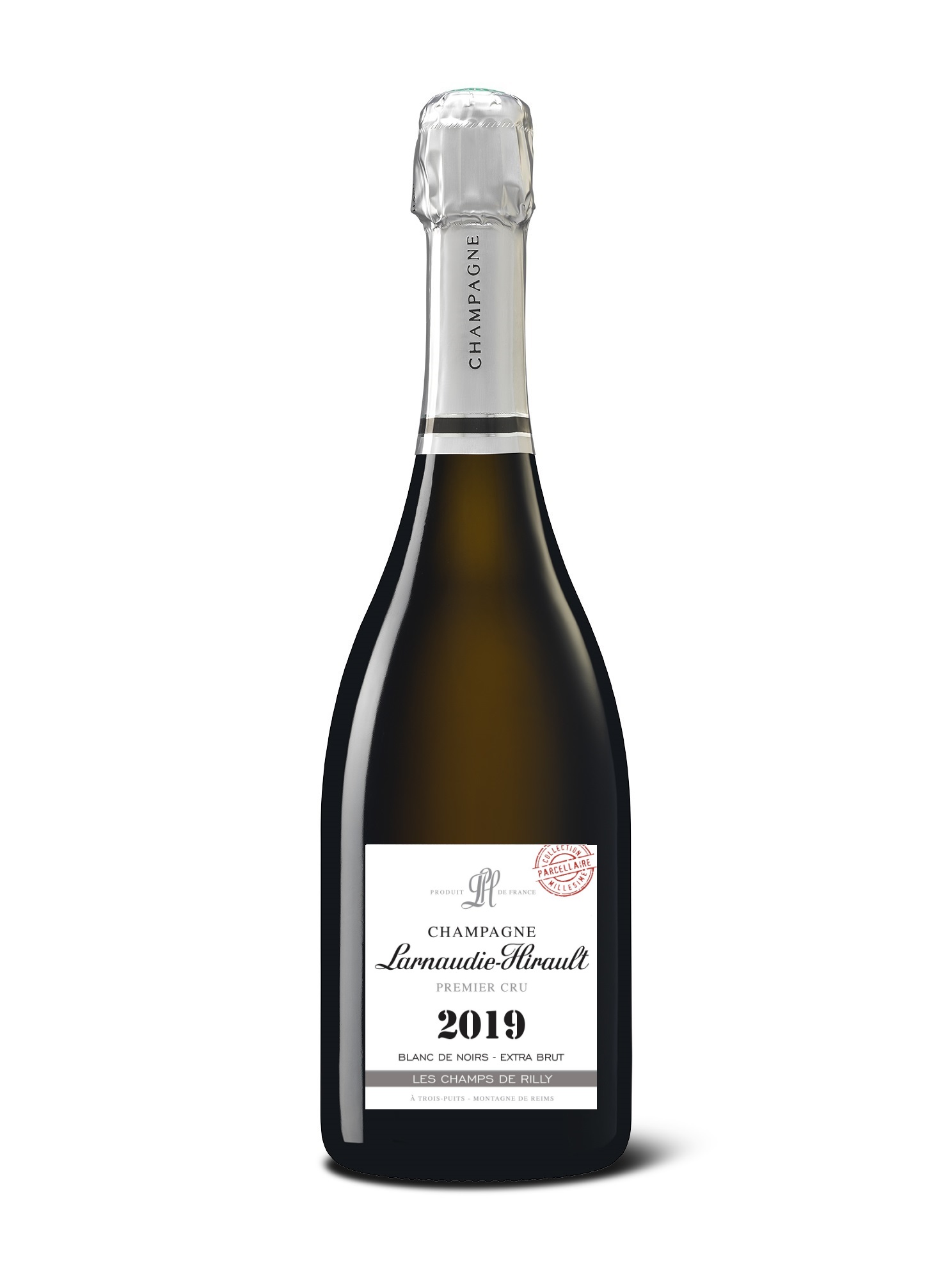 2019 Les Champs de Rilly Extra Brut finns hos Champagnebonden